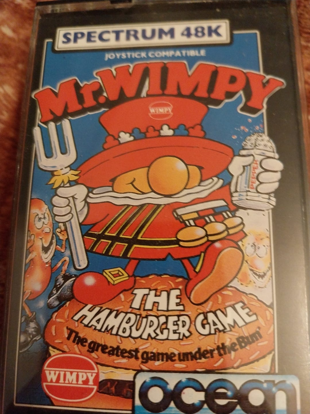 Mr. Wimpy Spectrum 48K videopeli | Tori