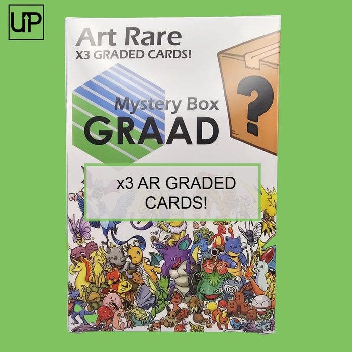 Pokémon - 1 Mystery box - X3 GRADED CARDS Art Rare -> GRAAD! | Tori