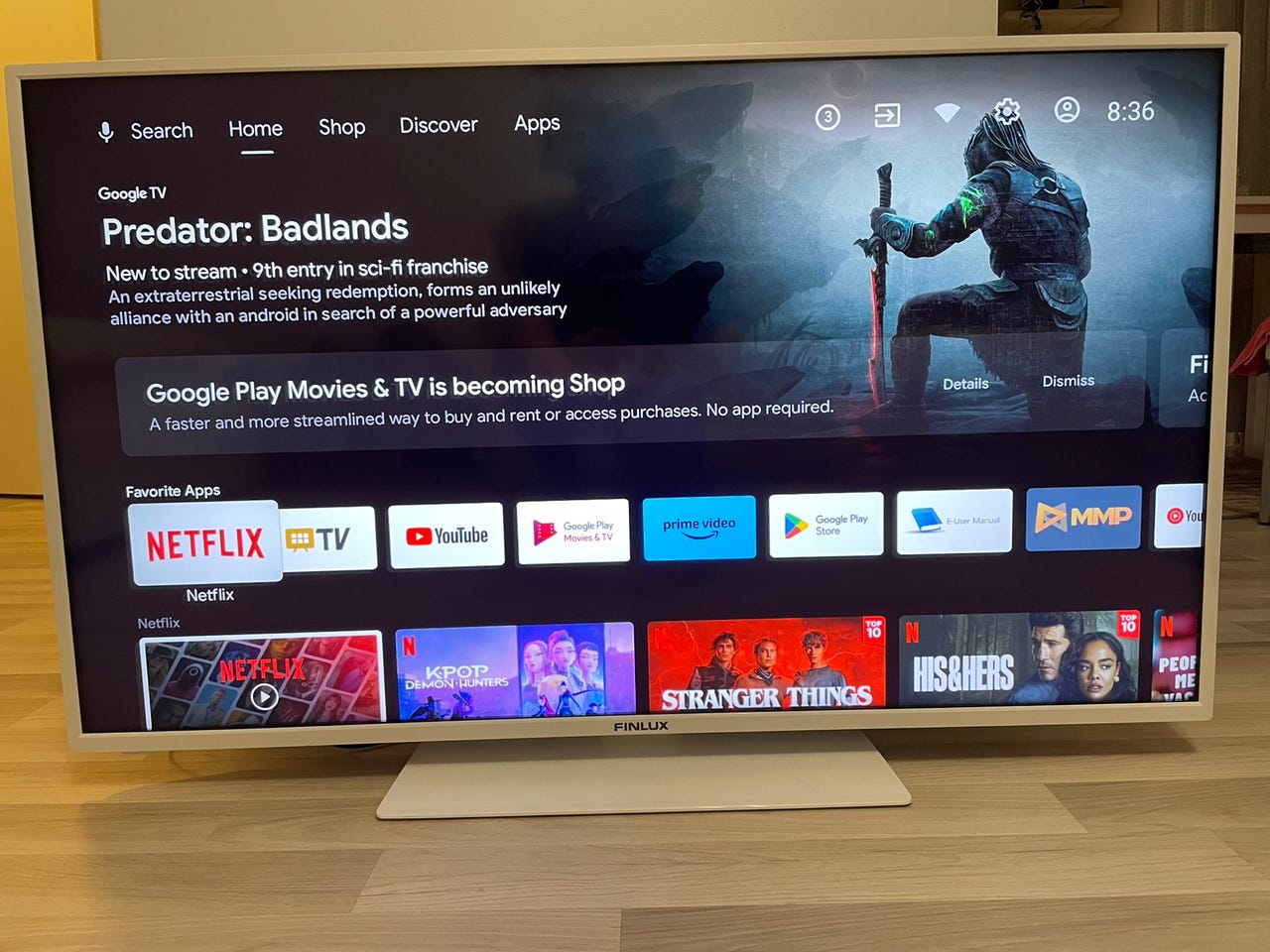Finlux valkoinen v.2023 4K Android Smart led tv | Tori