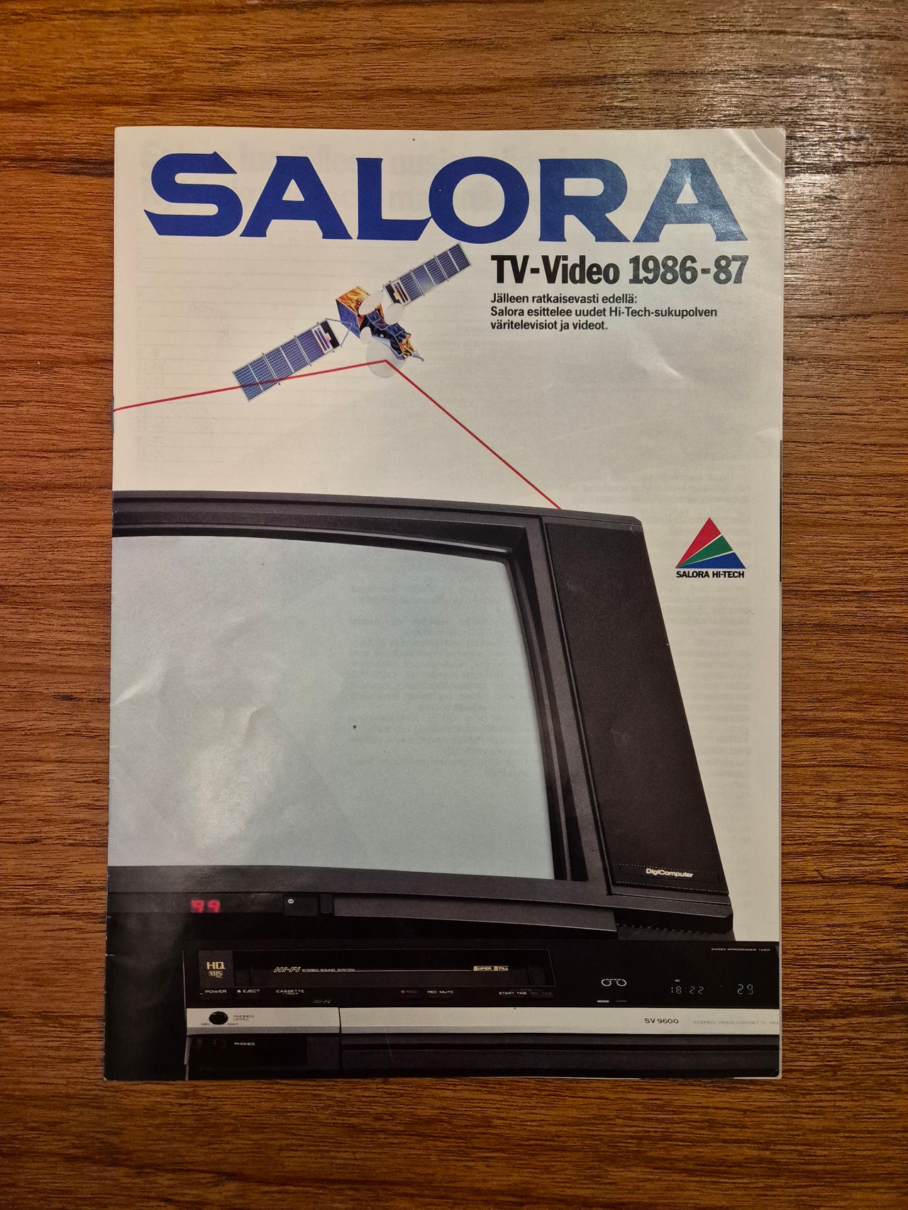 Salora Tv-video tuoteluettelo 86-87 | Tori