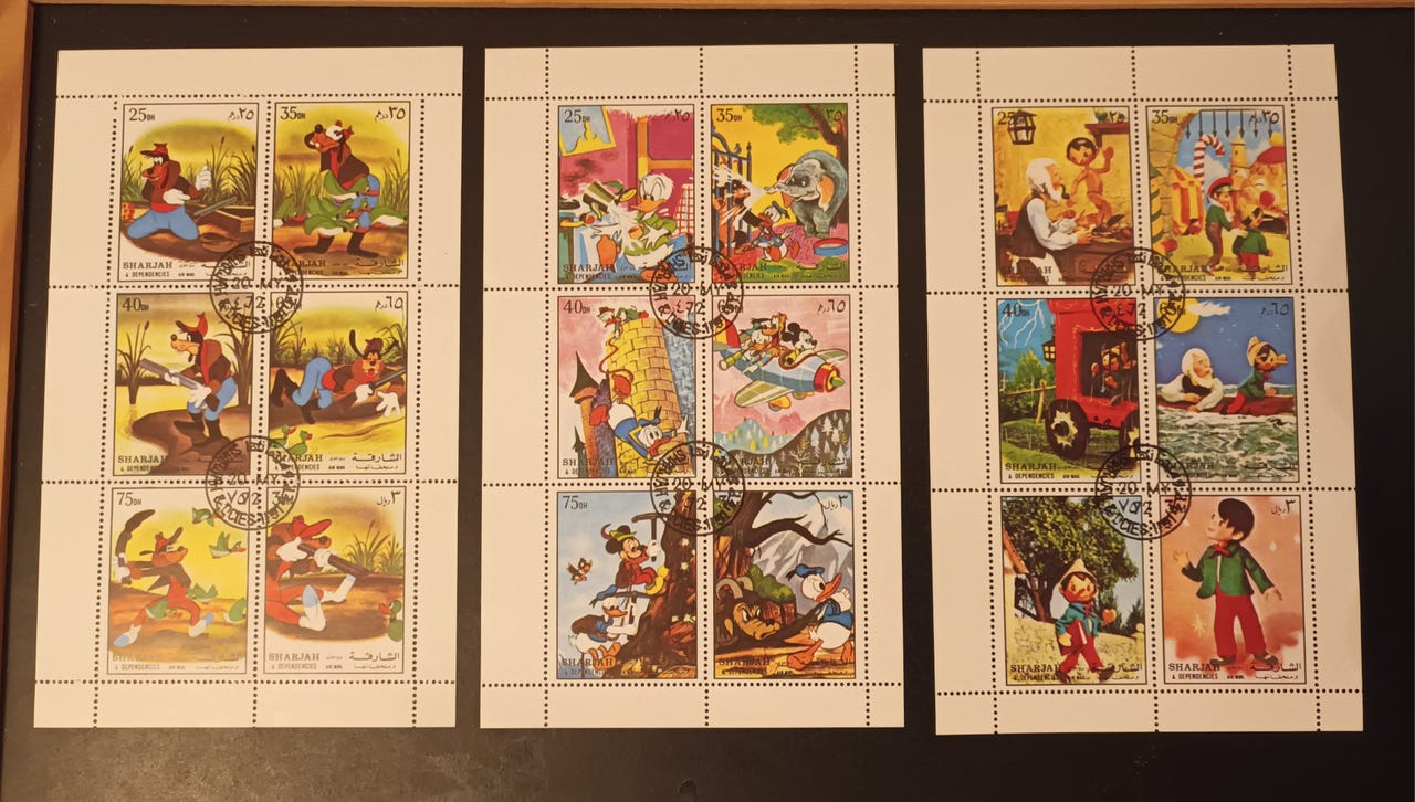 postimerkkejä satuhahmoja ym. | Tori