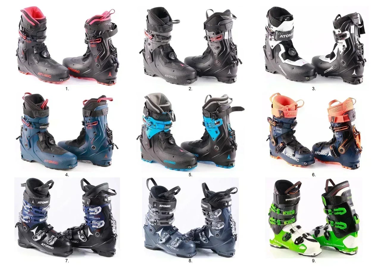 Touring laskettelumonot ATOMIC BACKLAND CARBON 2022, EXPERT CL 2022, UL ...