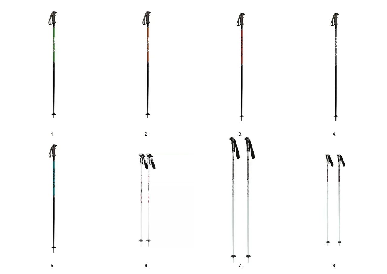 Laskettelusauvat ITALBASTONI ITALIA SR GREEN, ORANGE, LADY COLOR ...