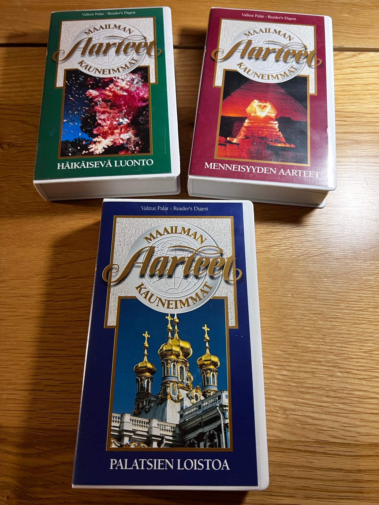 Reader's Digest Aarteet vhssarja Luonto, Menneisyys ja Palatsit | Tori