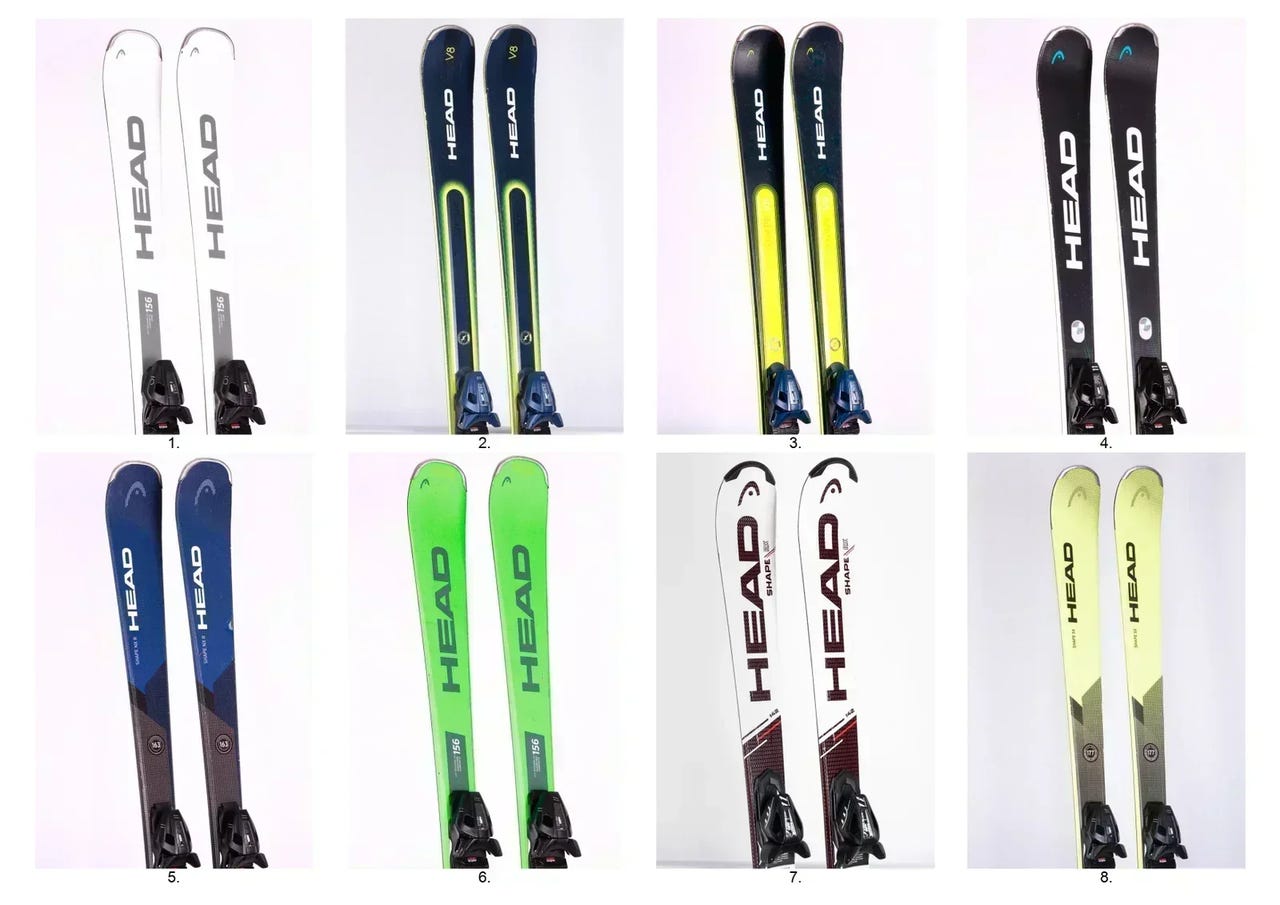 Laskettelusukset HEAD SHAPE CX 2025, E-V8 2023, 2024, E.XSR 2025, NX ...