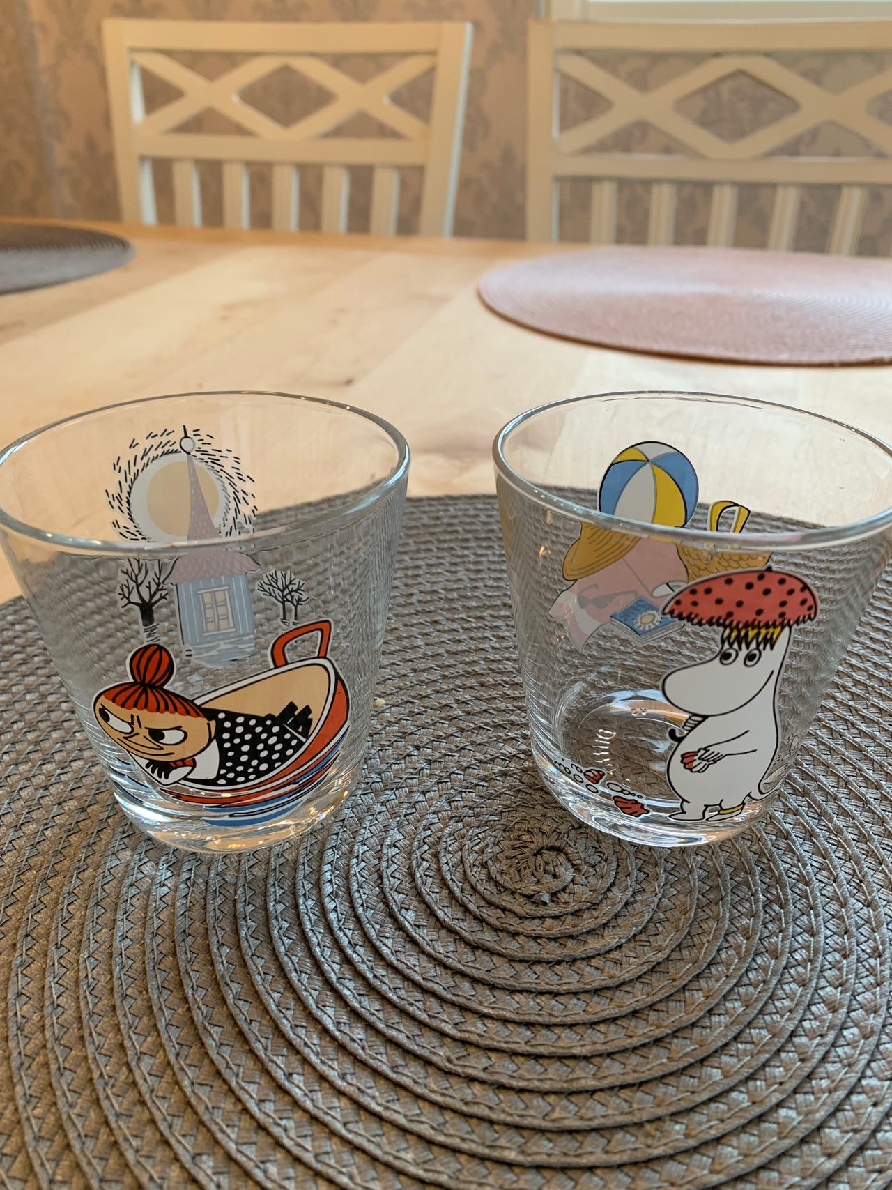 Iittala Muumi juomalasit 2 kpl Pikku Myy ja Niiskuneiti | Tori