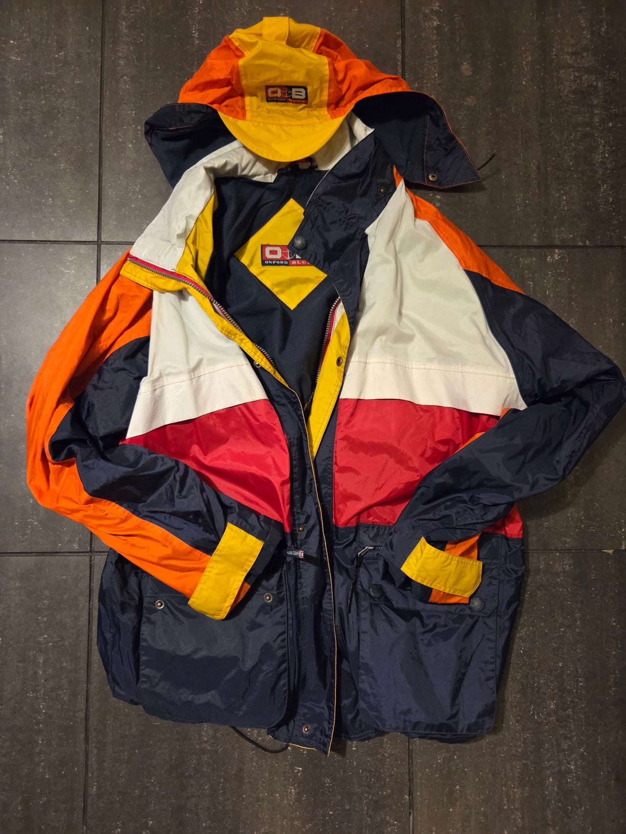 Vintage oxford blue purjehdustakki | Tori