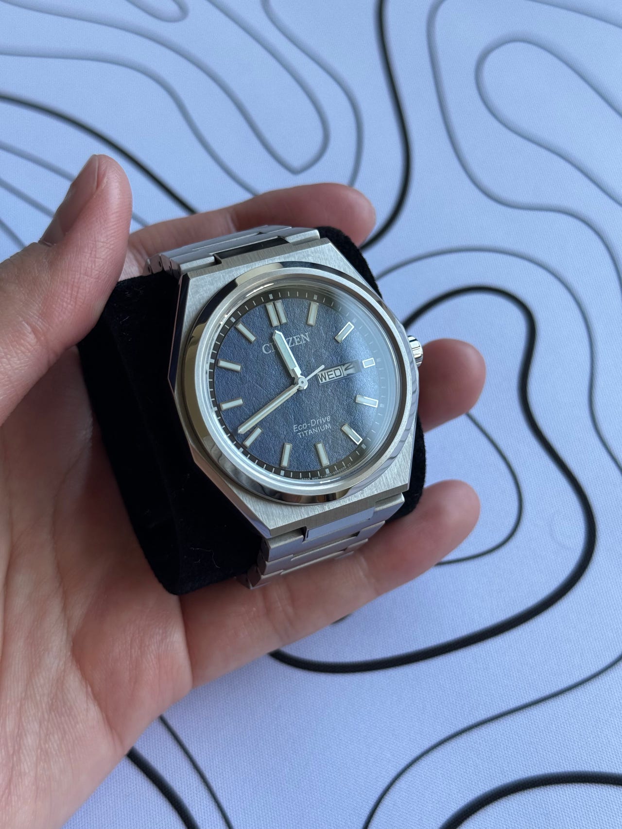 Citizen Forza Titanium AW0130-85L Sininen | Tori
