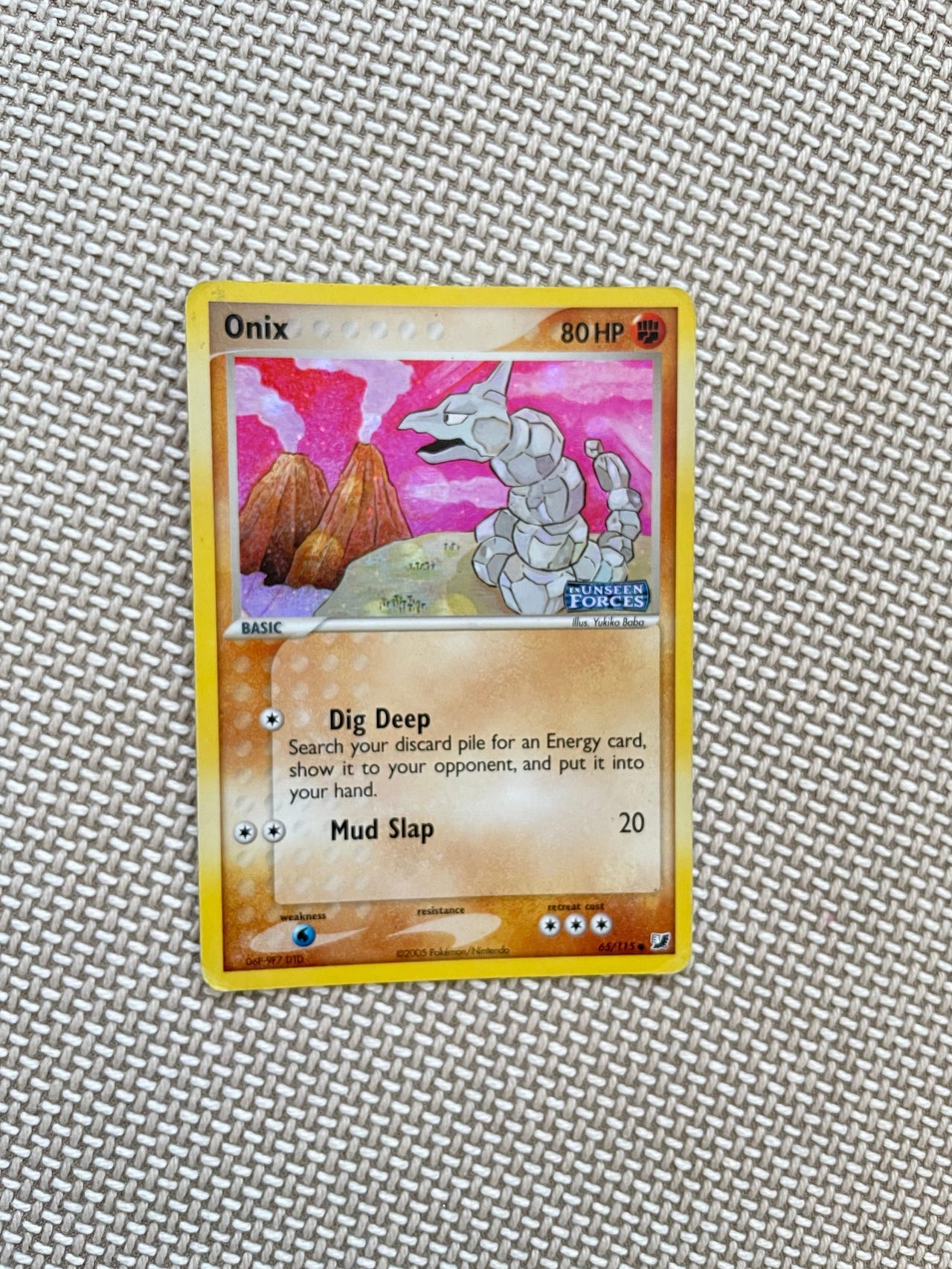 Unseen Forces Reverse Holo Onix | Tori