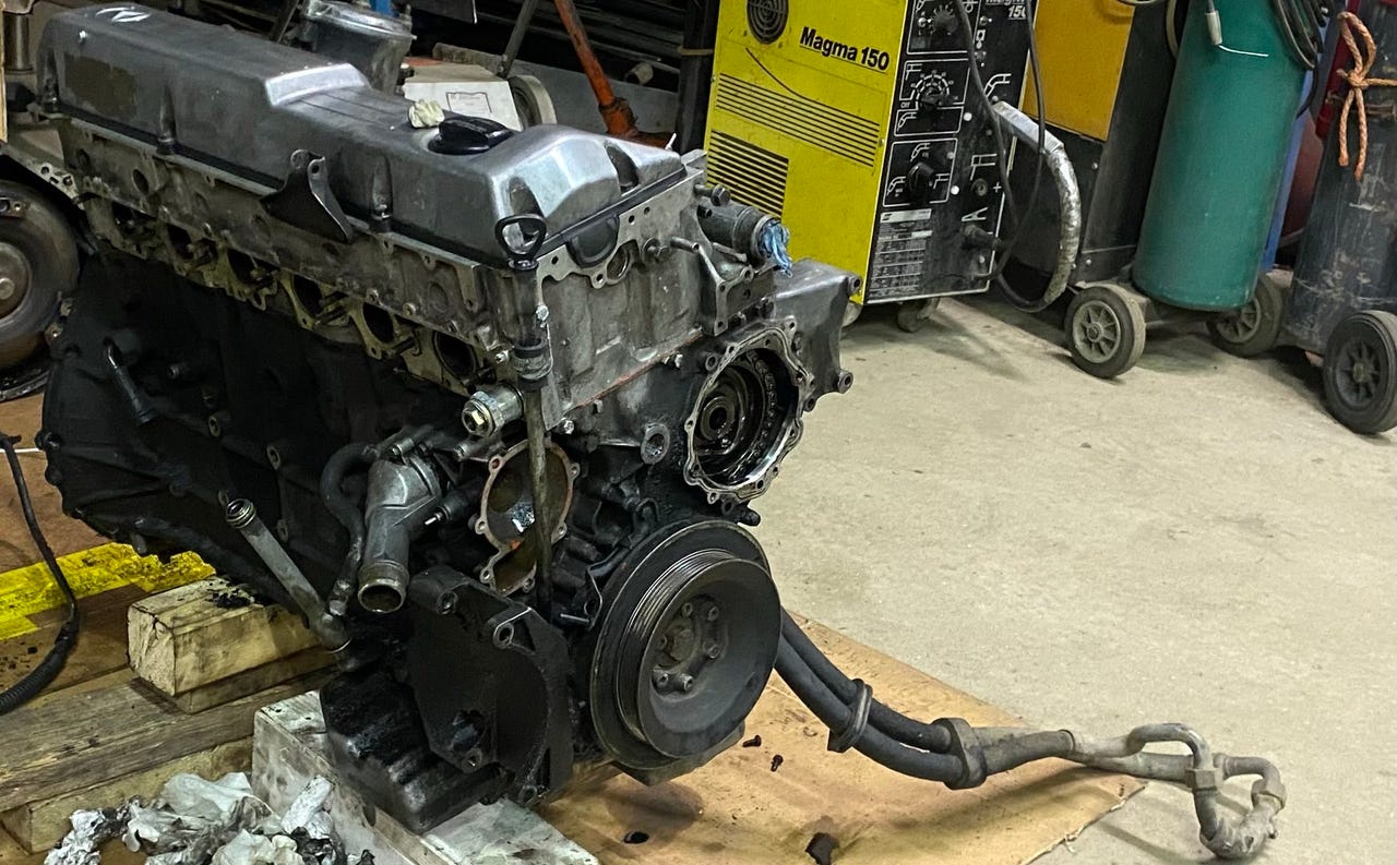Myydään rikkinäinen OM603 turbokone - Tarjoa!! | Tori