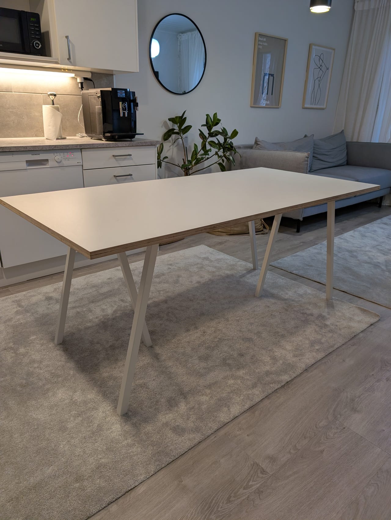 HAY Loop Stand -pöytä 180x87,5 | Tori
