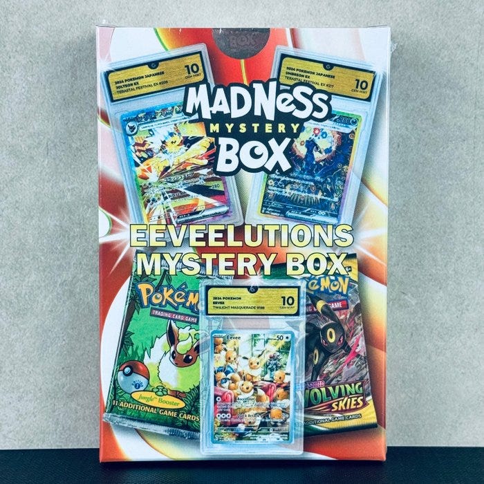 Pokémon Mystery box - Madness Mystery Box - Eeveelutions - Pokémon ...