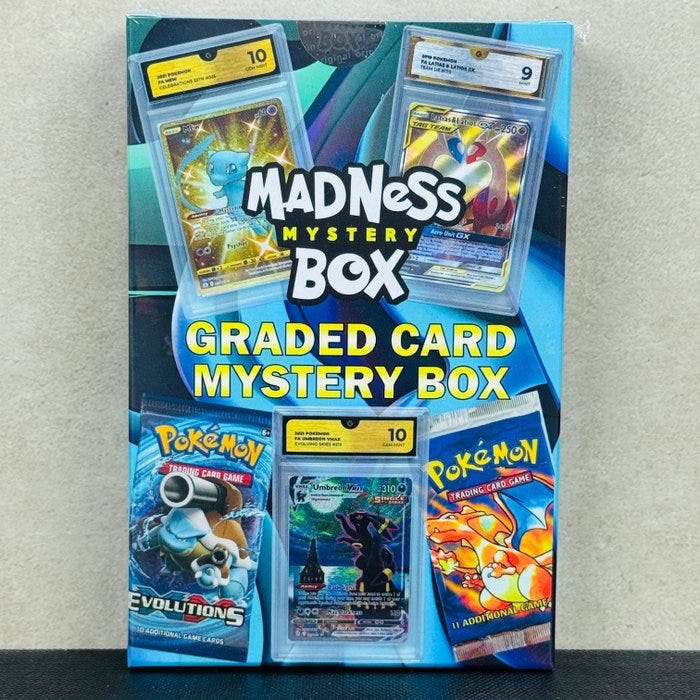 Pokémon Mystery box - Madness Mystery Box - Graded Card - Pokémon ...