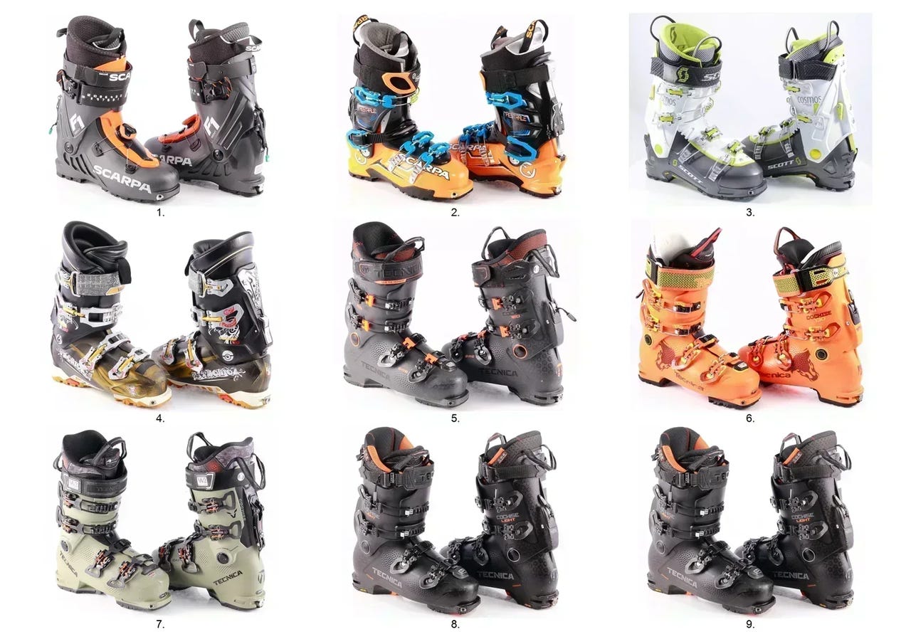 Touring laskettelumonot SCARPA F1 3.0 RENT 2022, SCARPA MAESTRALE ...