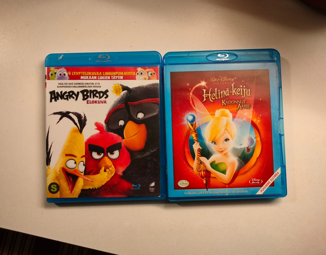 Angry Birds ja Helinä-keiju Bluray:t | Tori