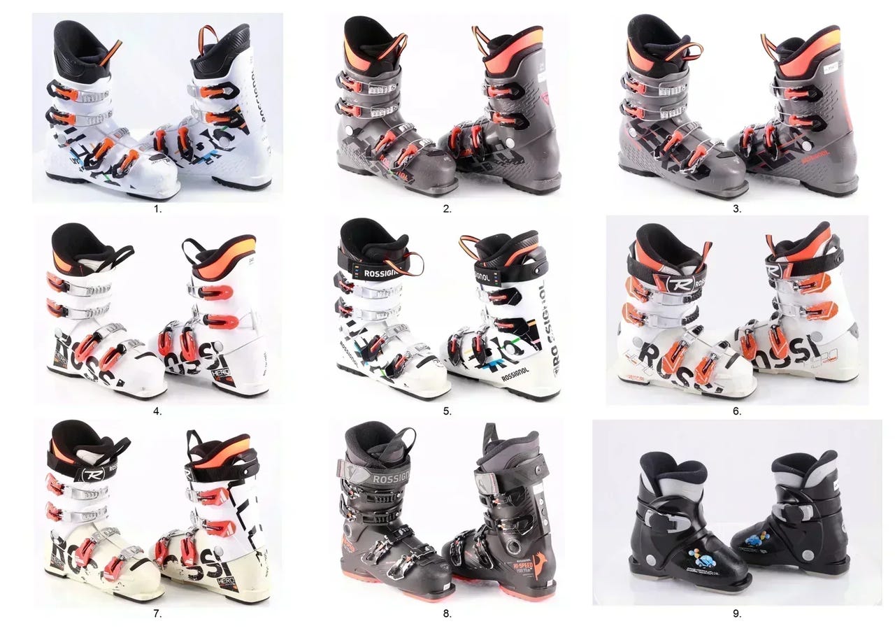 Laskettelumonot ROSSIGNOL HERO J4, HERO WORLDCUP JR 65, HI-SPEED PRO 70 ...