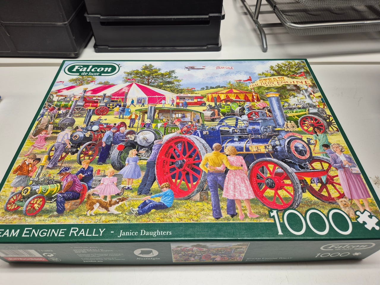 Falcon Steam engine rally palapeli 1000 palaa | Tori