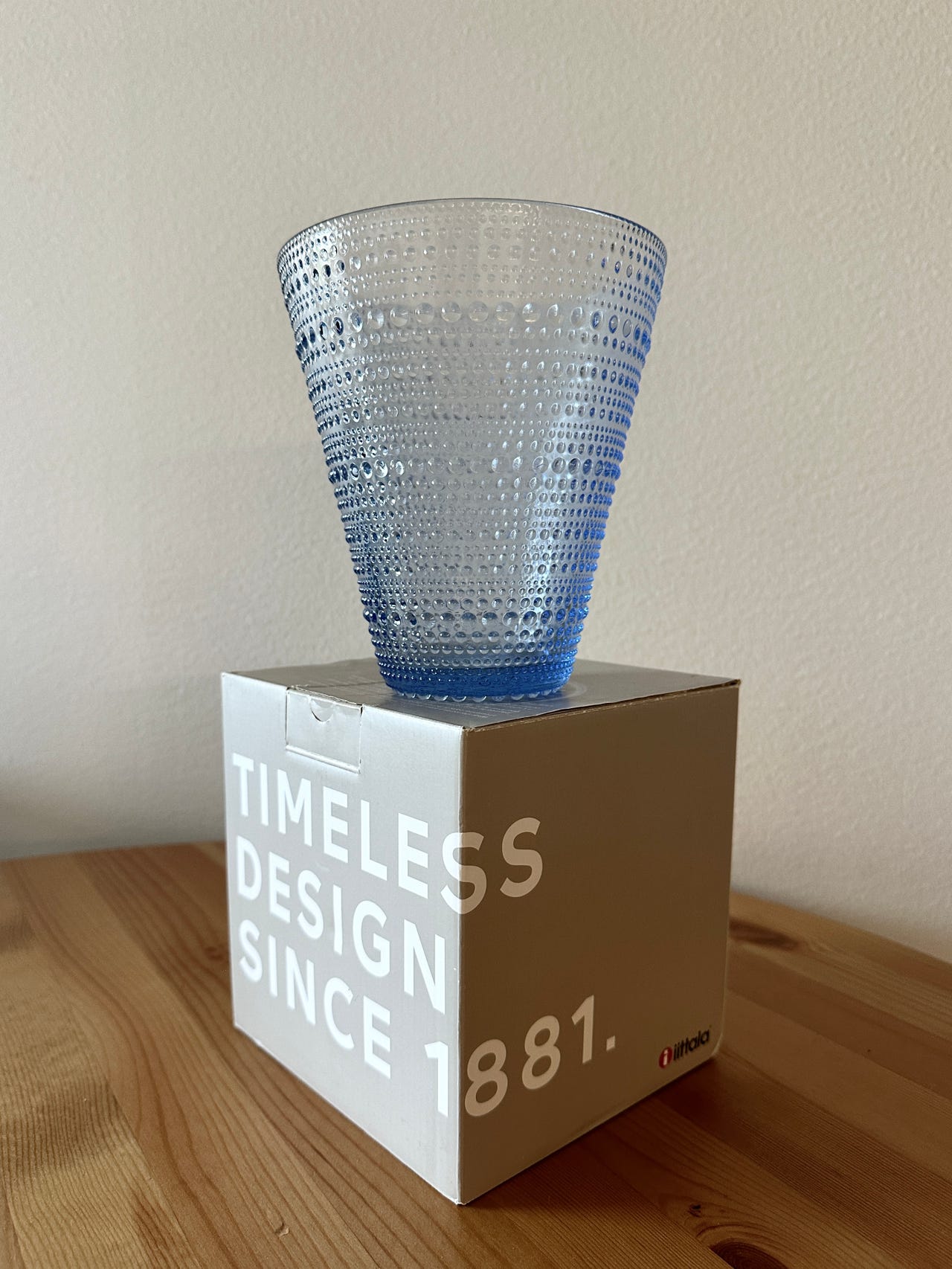 Kastehelmi maljakko, veden sininen | Tori