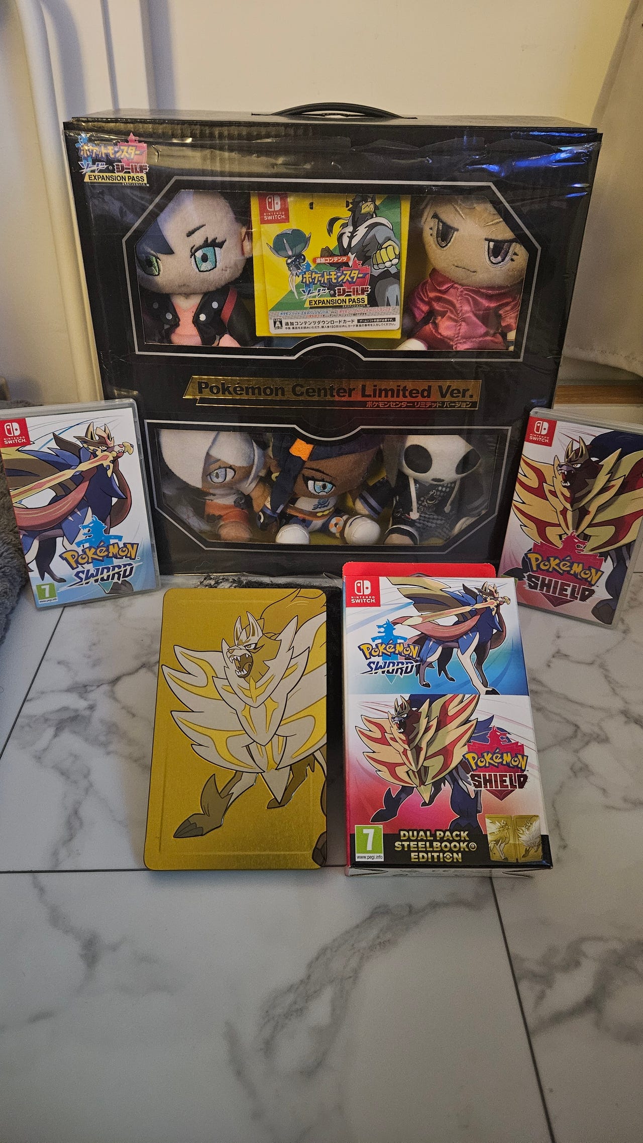 Pokemon Sword & Shield dual pack + plush set | Tori