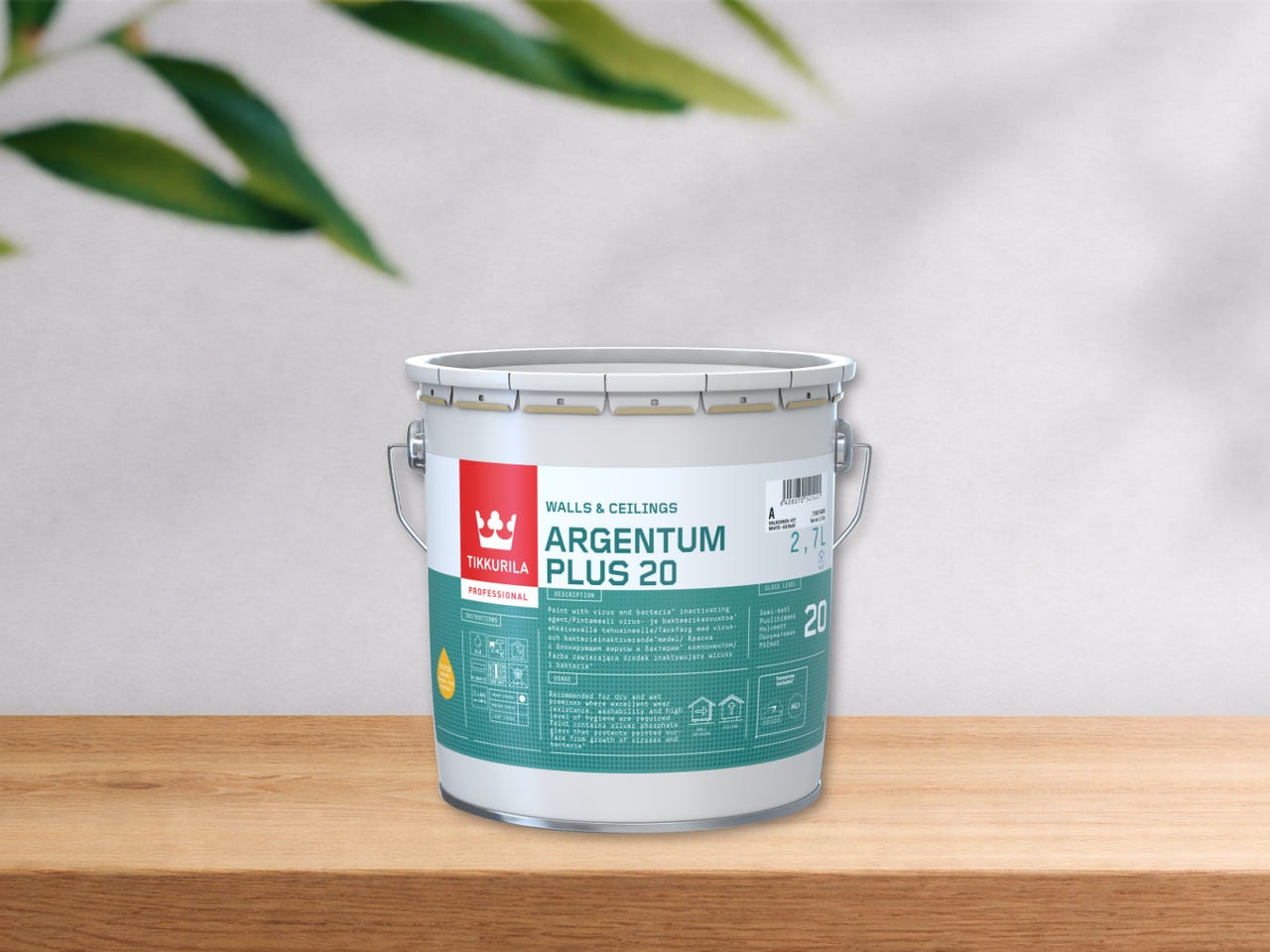Tikkurila Argentum Plus 20, Pintamaali (2,7L / A) | Tori