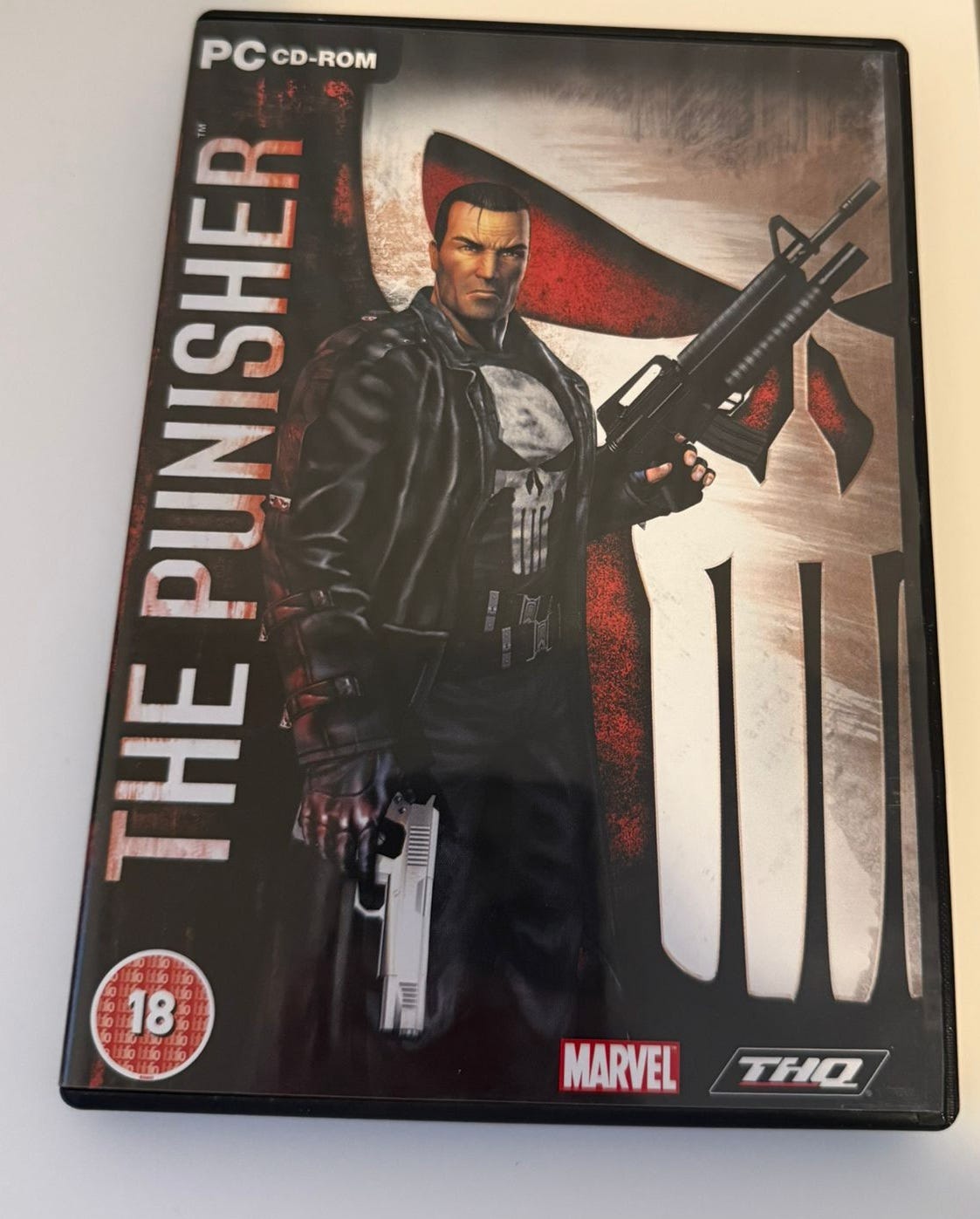 The Punisher PC-peli, CD-ROM CIB (Complete-in-box) 3 levyä + ohjekirja ...