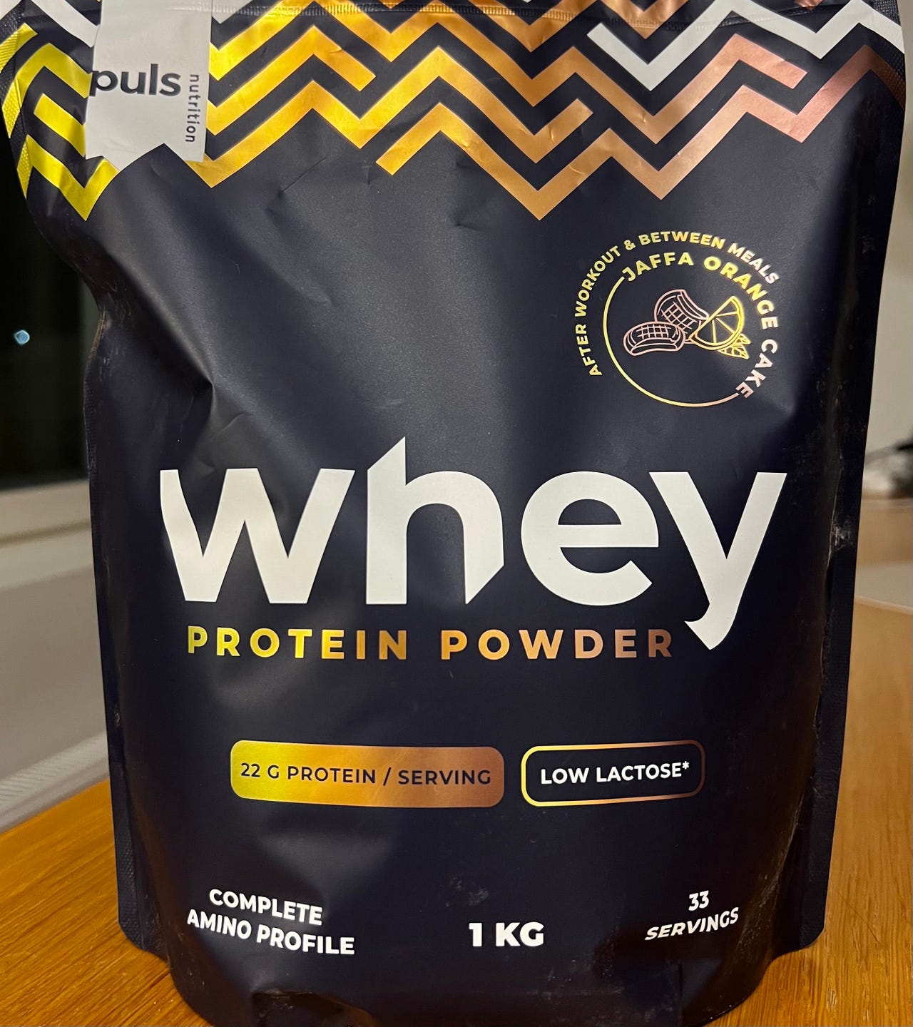 Puls Whey Proteiinijauhe, Jaffa Orange Cake 1kg | Tori