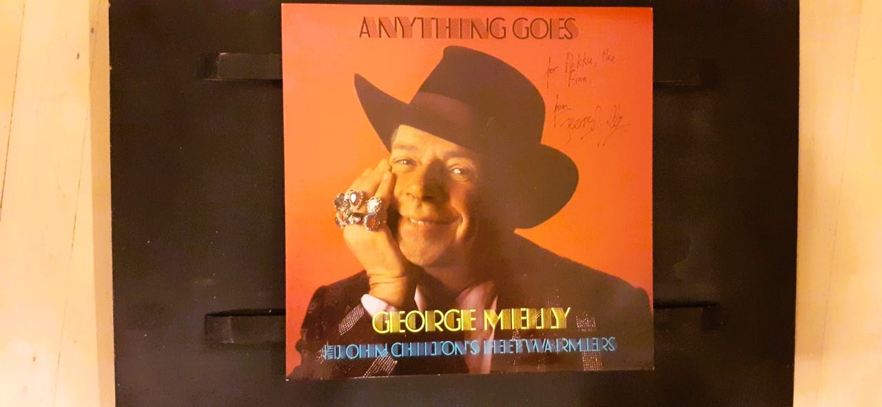 LP-levyjä George Melly Cannonball Adderley Pete Seeger Alex Harvey Band ...