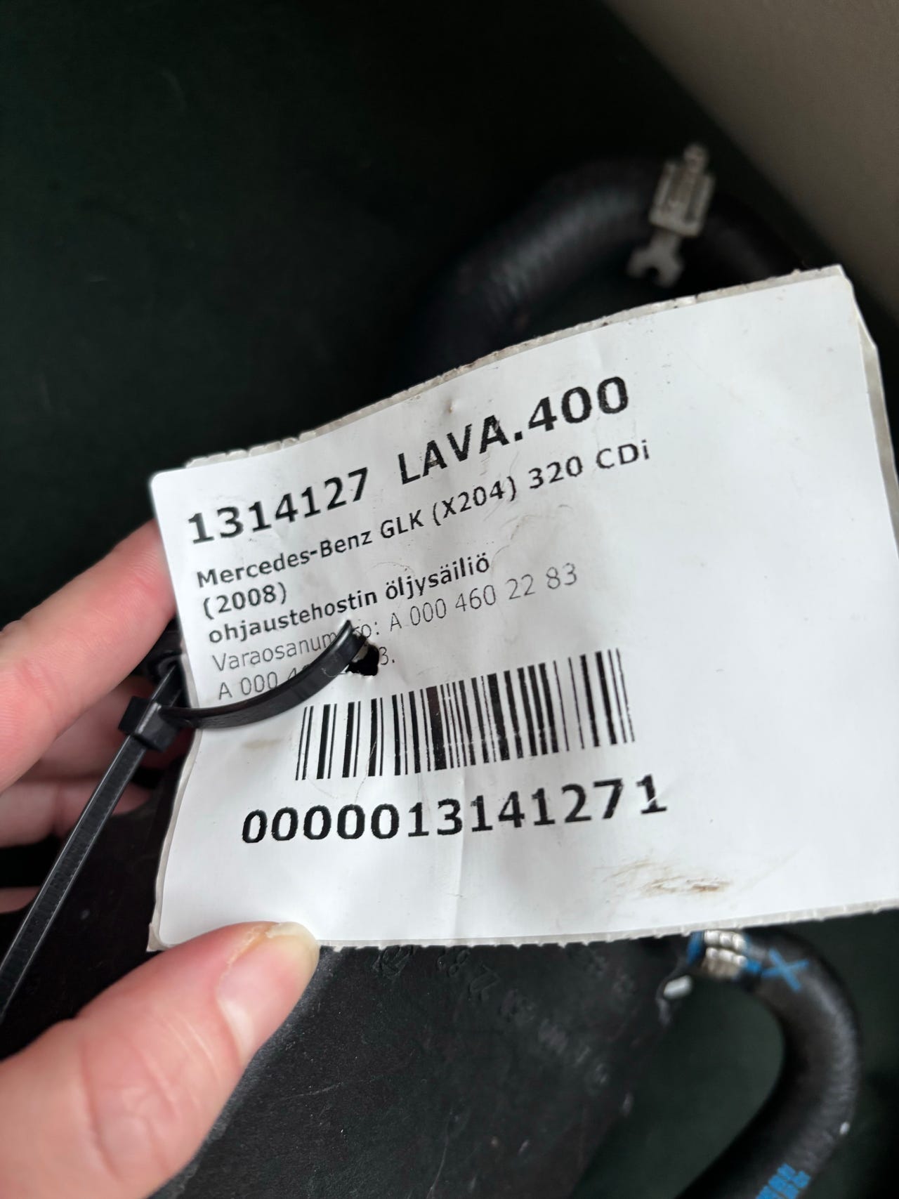 Mercedes-Benz LAVA-400 ohjaustehostin öljysäiliö 320 CDI | Tori
