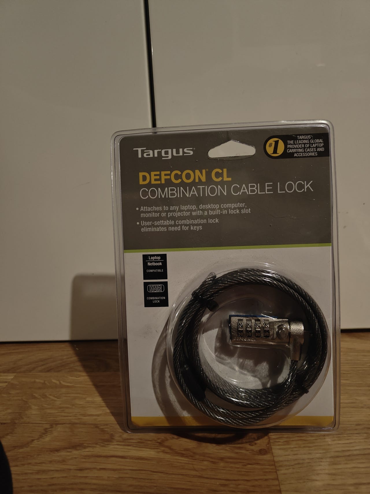 Targus Defcon CL yhdistelmäkaapeli lukko | Tori