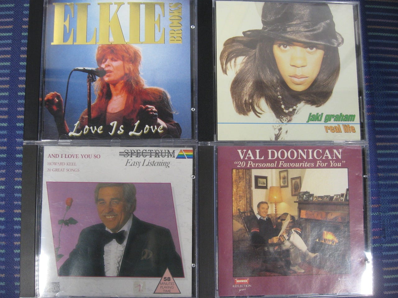 Elkie Brooks, Jaki Graham, Howard Keel, Kay Starr, Justd, Nil Lara ...