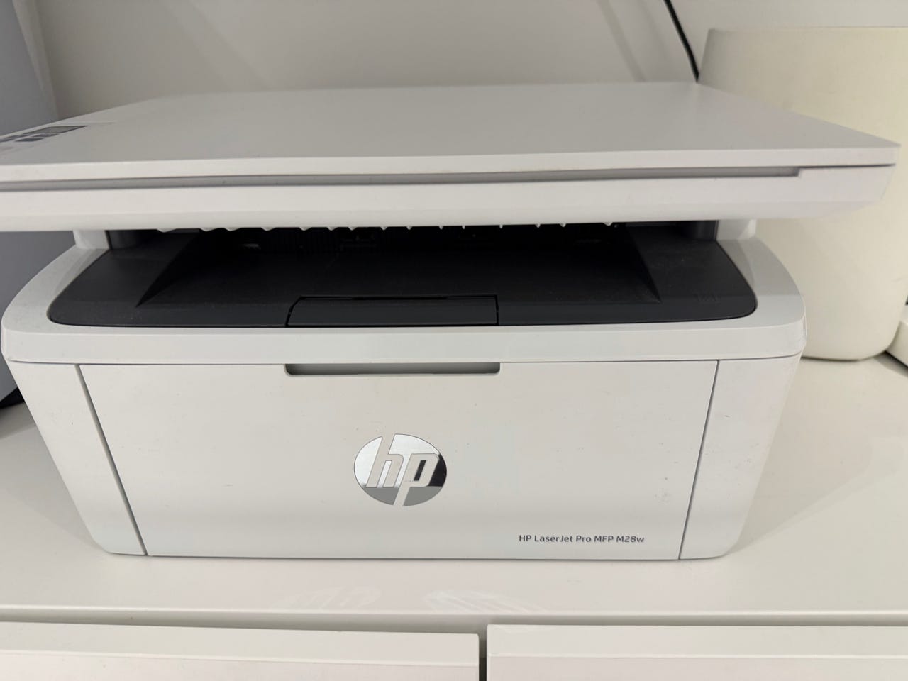 HP LaserJet Pro MFP M28w monitoimilaser tulostin valkoinen | Tori
