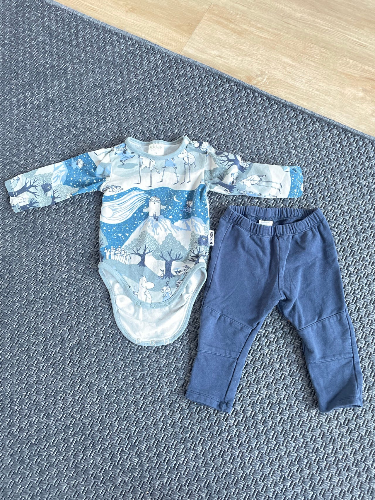 Lindex vauvan housut sininen koko 74 unisex | Tori