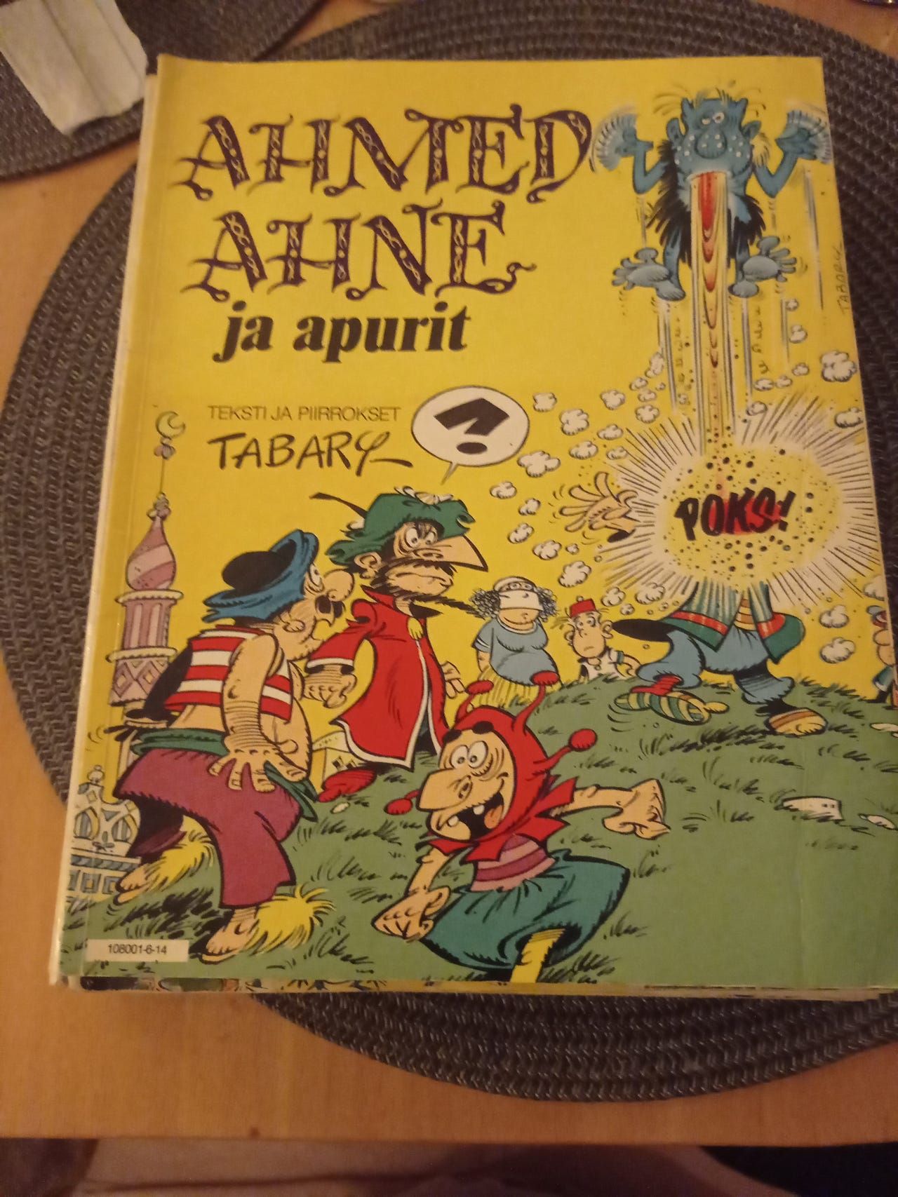 Ahmed Ahne ja apurit sarjakuva | Tori