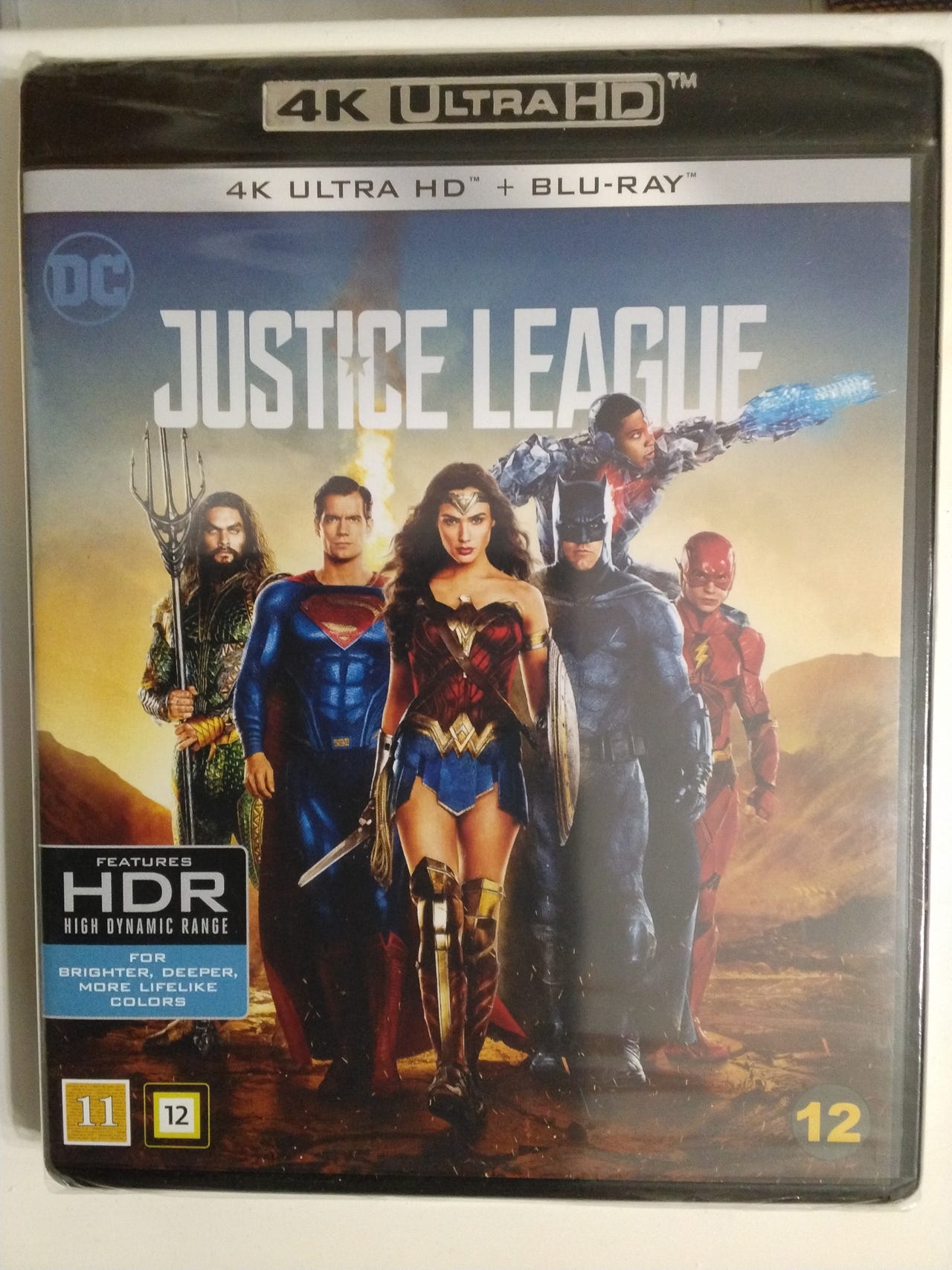 Justice League 4K Ultra HD + Blu-ray (uusi, kelmussa) | Tori
