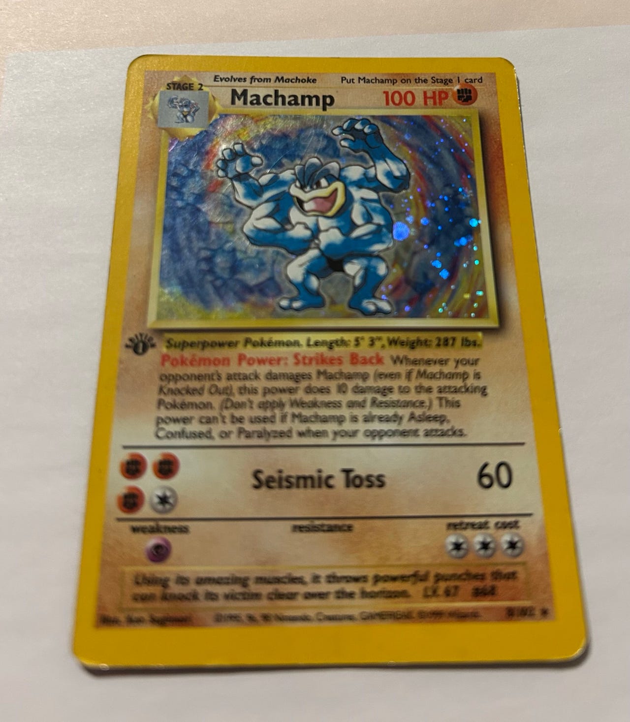 Pokémon Base Set -korttipaketti – Machamp Holo, Zapdos x2, Moltres ...