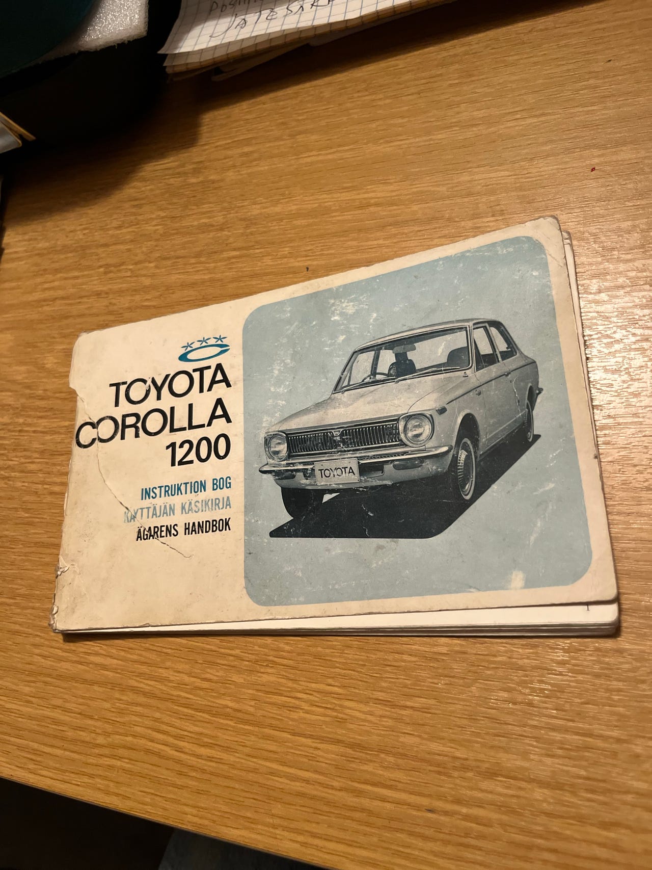 Toyota Corolla 1200 käyttöohjekirja | Tori