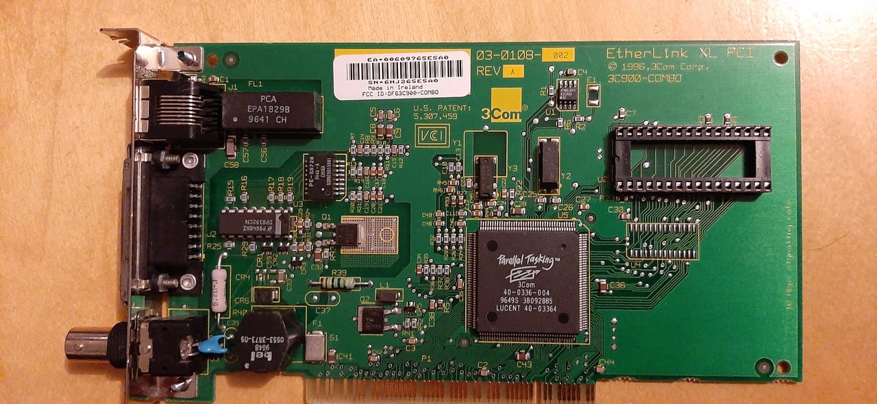 3Com EtherLink XL PCI (3C900-COMBO) -verkkokortti | Tori