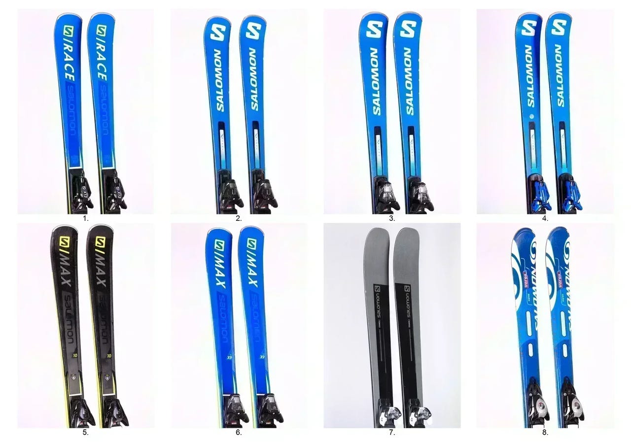 Laskettelusukset SALOMON S/RACE RUSH SL, SMAX Ti, STANCE 96, VERSE 7 ...