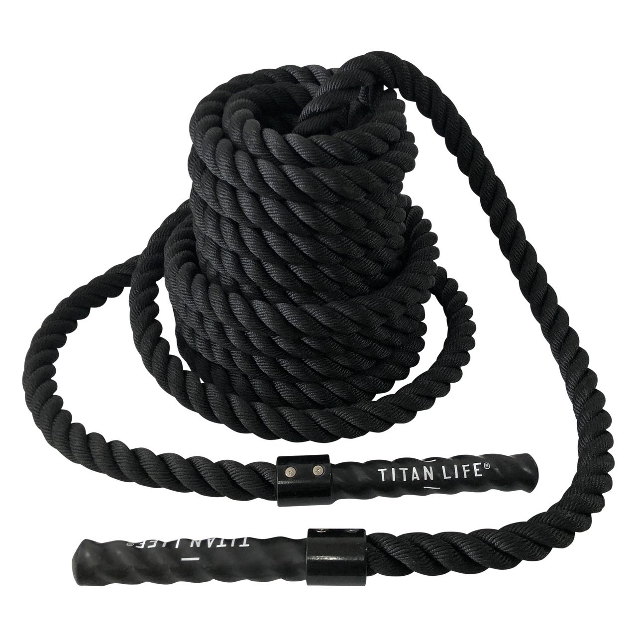 TITAN LIFE Battle Rope 15 harjoitusköysi BLACK One Size | Tori