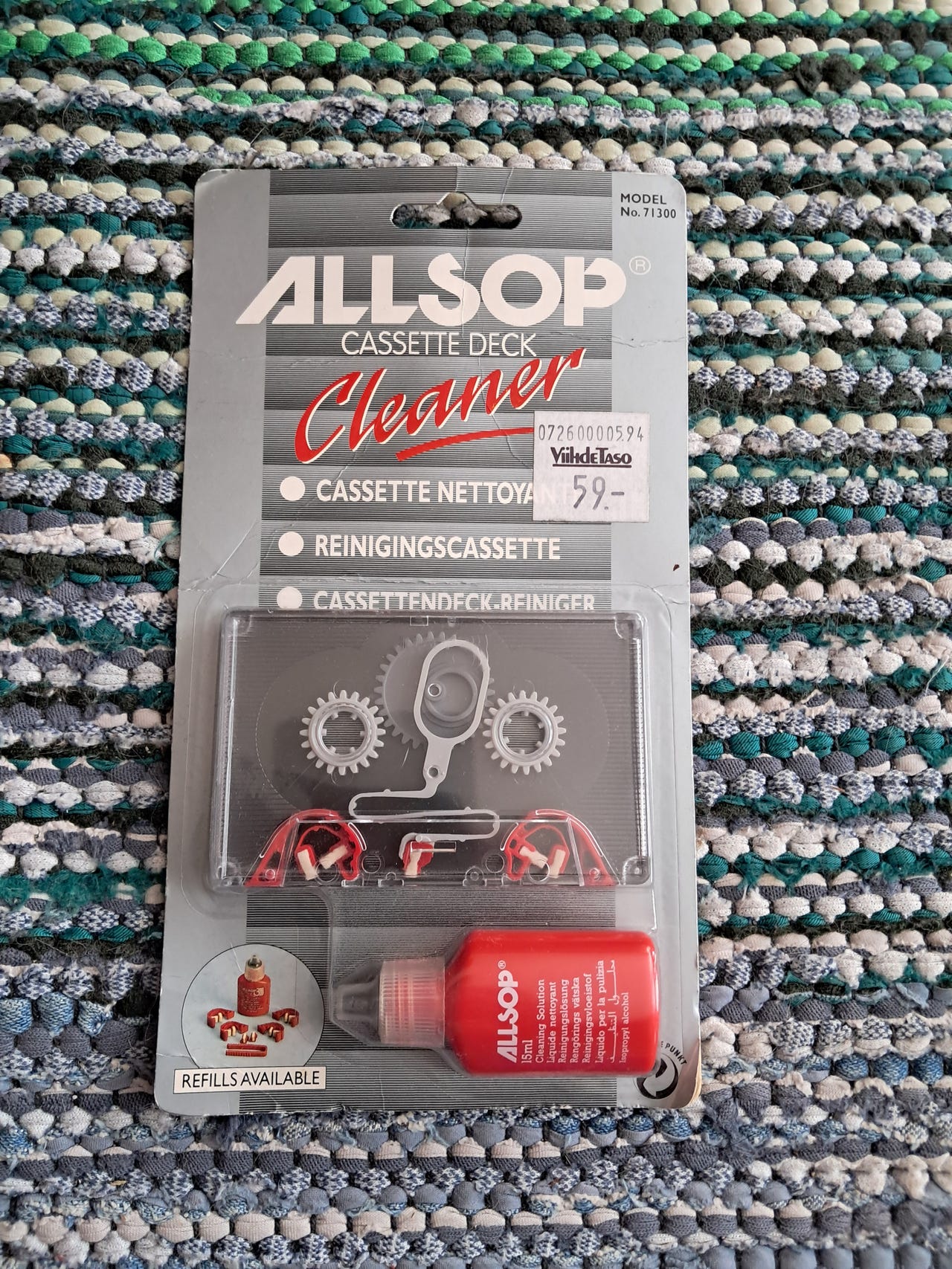 Cassette Deck Cleaner Model 71300 | Tori