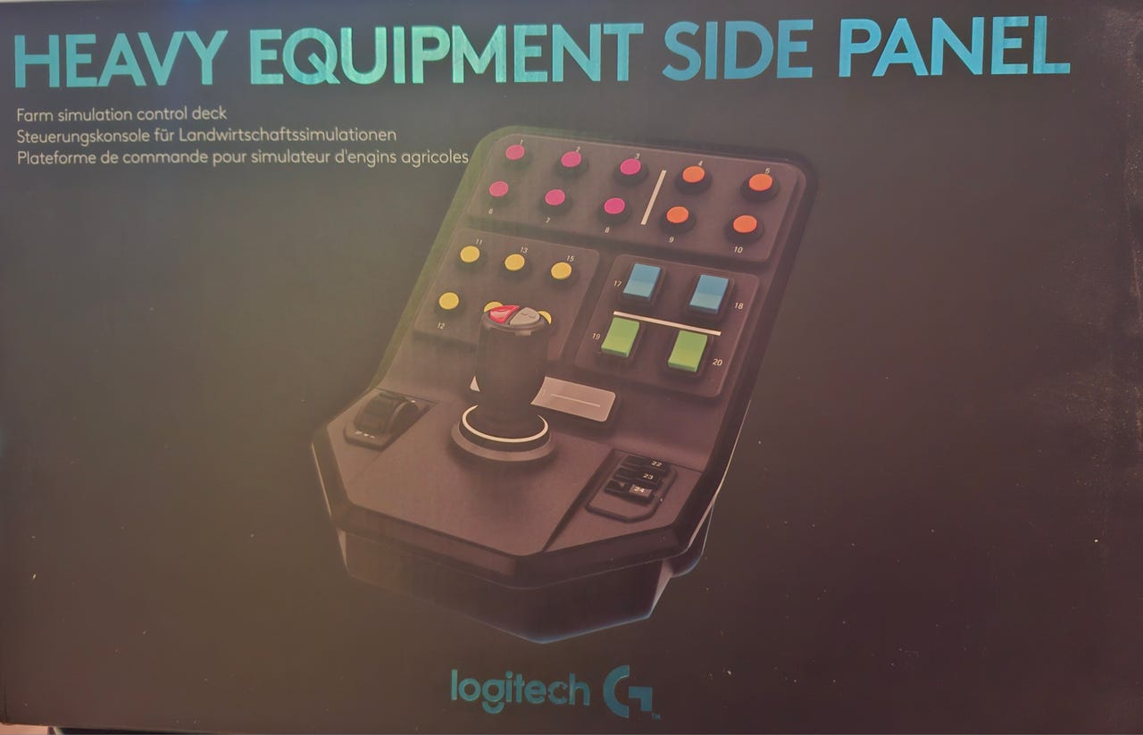 Logitech Saitek Farm Sim Vehicle Side Panel -sivupaneelin ohjausyksikkö ...
