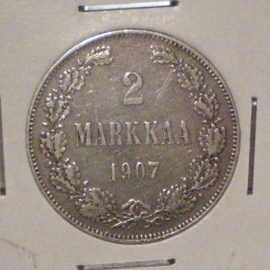 Suomen suuriruhtinaskunta 1 markka hopearaha 1915 | Tori