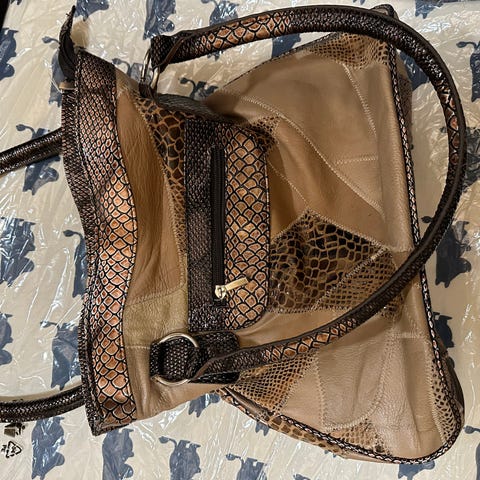 Ois beige nahkalaukku | Tori