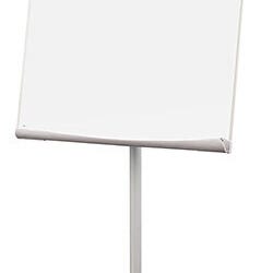 Fläppitaulu musta jalustalla paperiteline | Tori