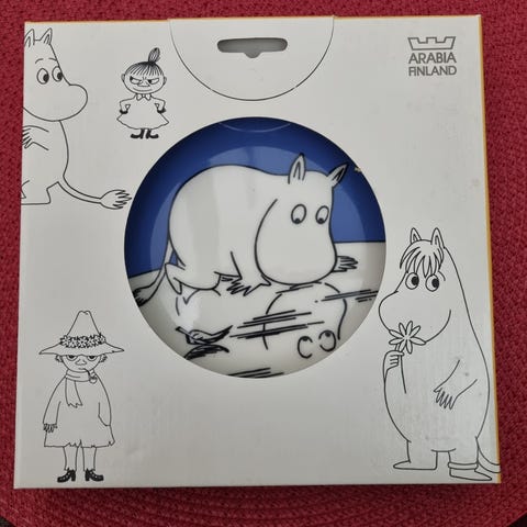 Arabia muumi Iloinen perhe lautanen | Tori