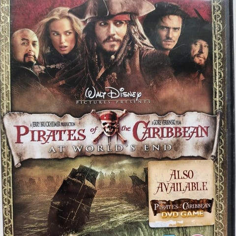 Pirates of the Caribbean The Curse of the Black Pearl DVD-elokuva | Tori