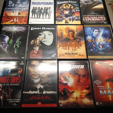 Elysium, Æon Flux, Splice, I robot, Terminator pelastus, Aliens ...