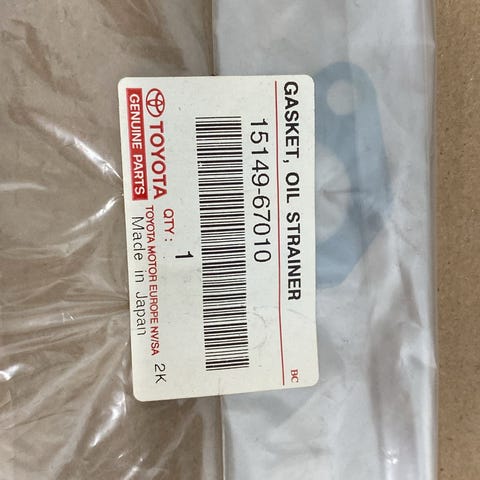 Toyota alipainepumpun tiiviste 29342-68010 | Tori