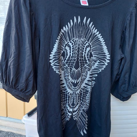 Nanso joulunpunainen trikoopaita S | Tori