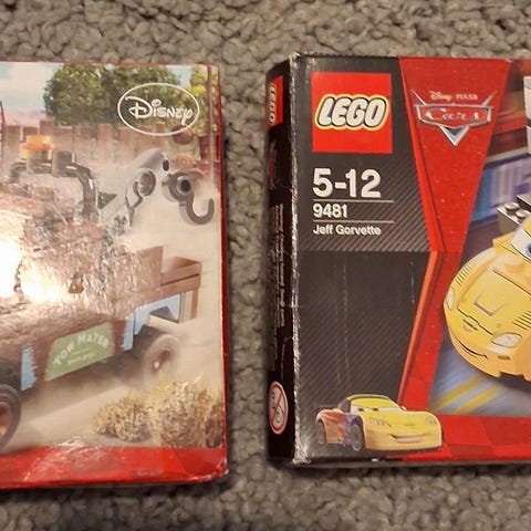 6kpl Lego Disney Cars autoja +Make rekka | Tori